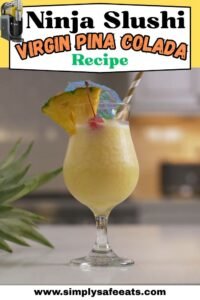 Ninja Slushi Virgin Pina Colada Recipe